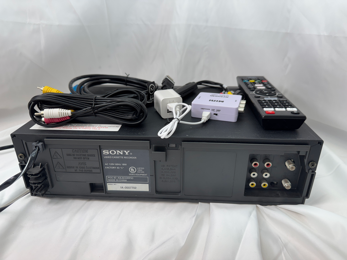 VHS Player VCR Bundle, Play and Transfer VHS w/ Remote, HDMI, USB ...