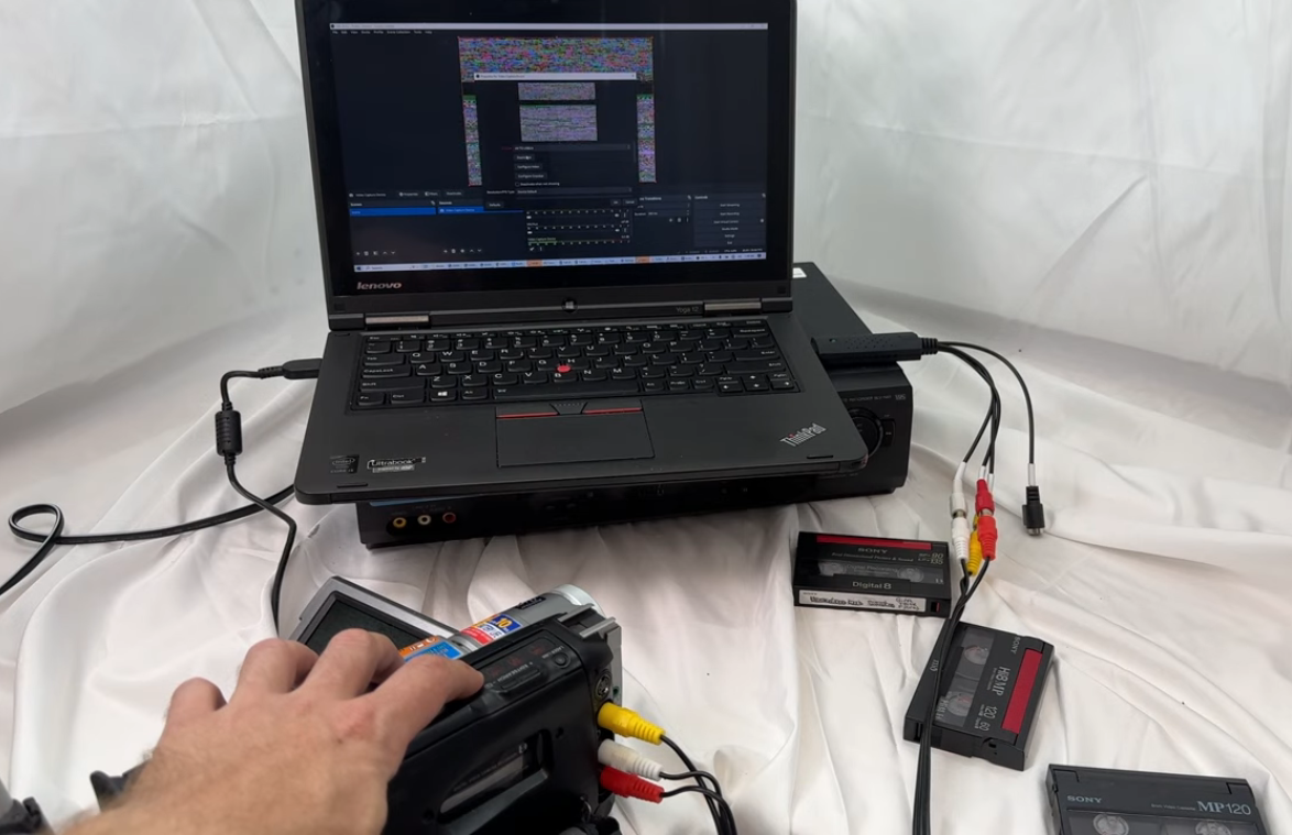 Hi8 Tape Player Bundle, Play and Transfer 8mm tapes w/ USB ...